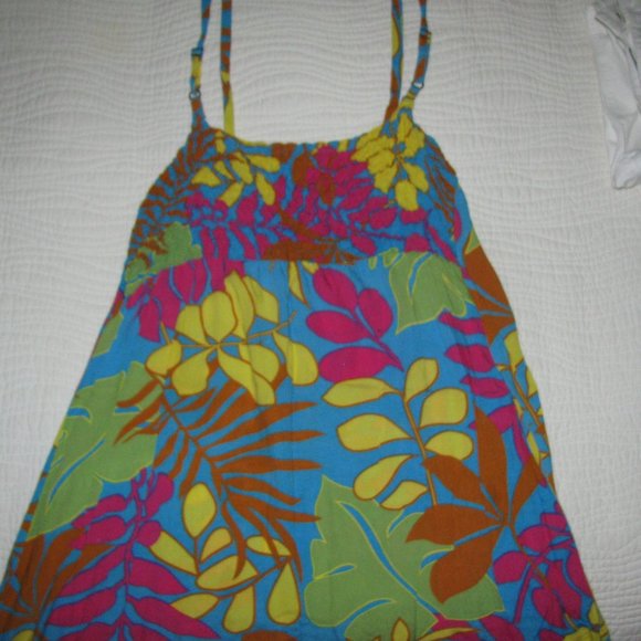 Dresses | Womens Beachy Sundress Rayon Colorful | Poshmark